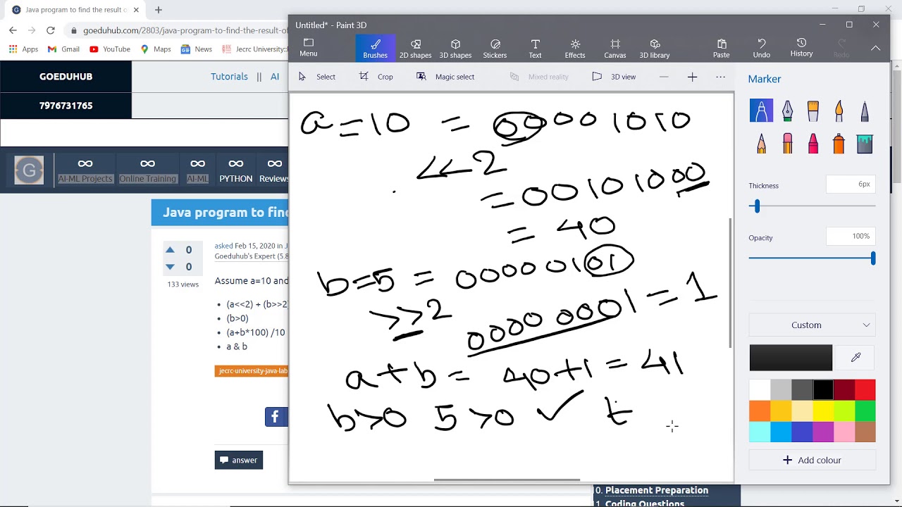 Bitwise Right Shift And Left Shift Operators In Java With Example