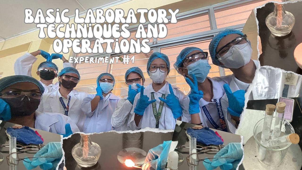 Group 1 Basic Laboratory Techniques Operations Youtube