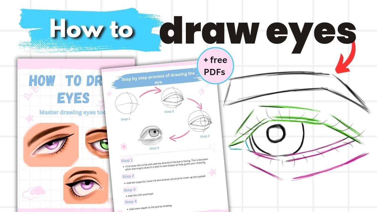 How I Draw Eyes Youtube