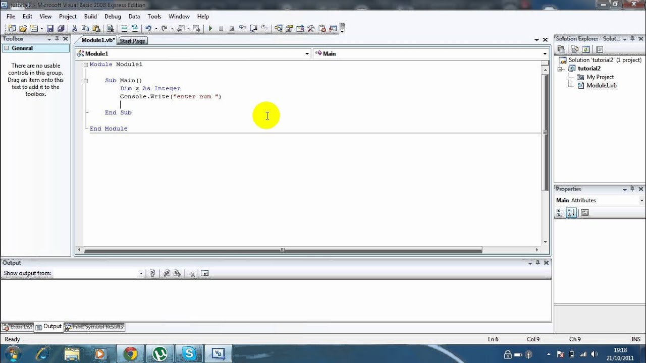 Visual Basic Tutorial 2 Defining Variables Youtube