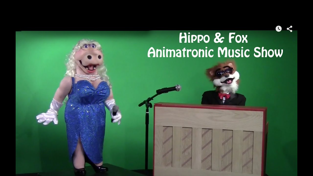 Animatronic Hippo Fox Musical Characters By Axtell Animatronics Youtube