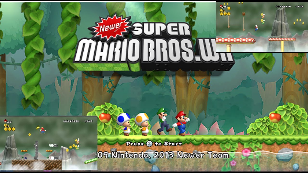 Newer Super Mario Bros Wii 1 Minute Speedrun Youtube