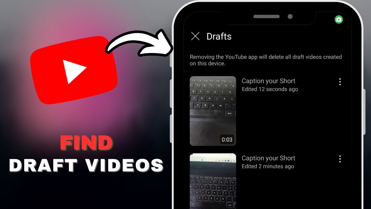 How To Find Draft Videos On Youtube In Seconds Youtube