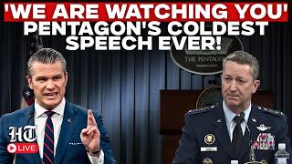 Us Iran War Live Pentagon S Strong Message On Iran Israel War Hegseth ...