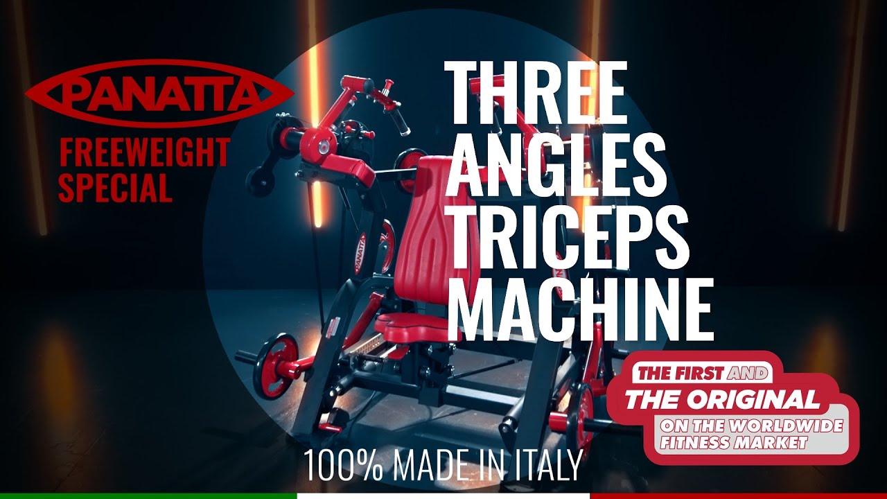 Upper Body Three Angles Triceps Machine Panatta Free Weight