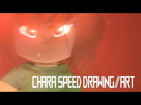 Chara Undertale Speed Drawing Speed Art Youtube