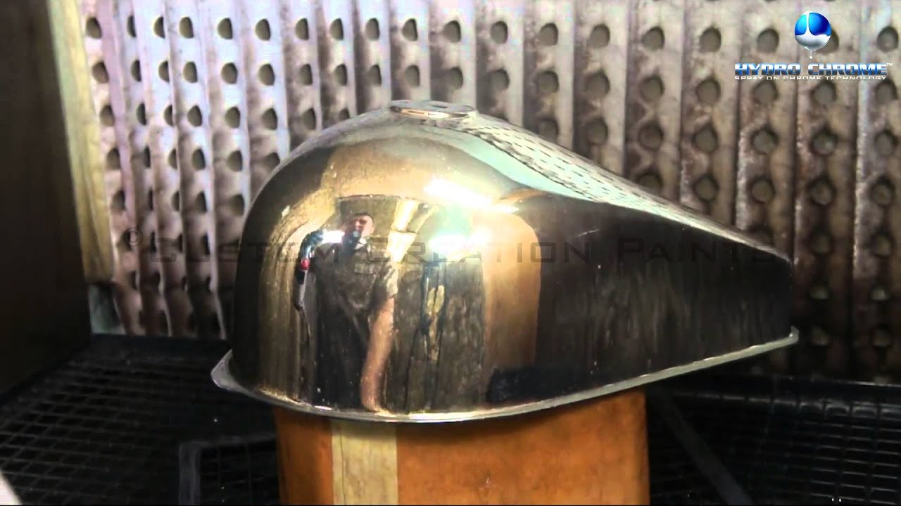Spray On Chrome Hydrochrome Demostartion Youtube