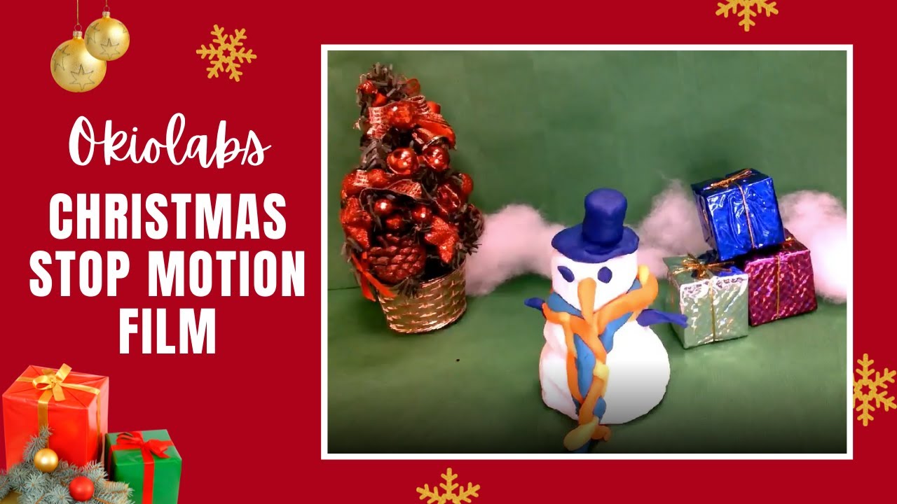 Happy Holidays Holiday Stop Motion From Okiolabs Youtube