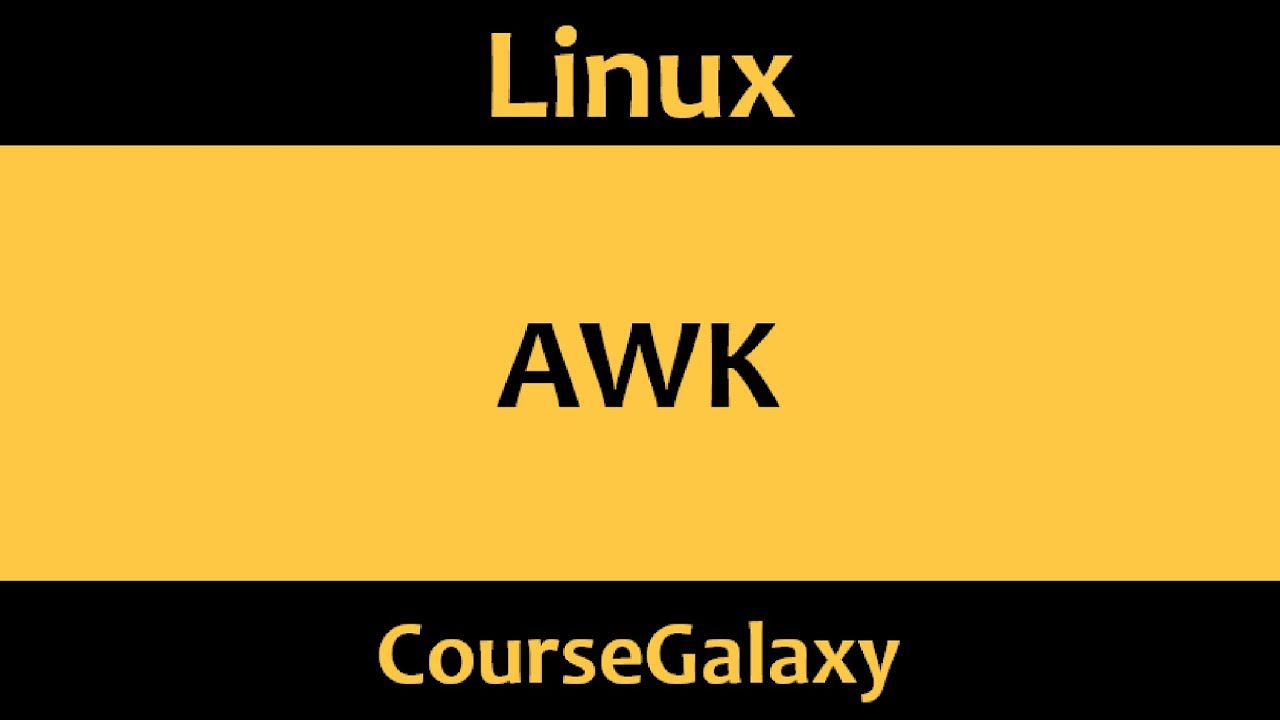 Awk Command In Linux Unix Youtube