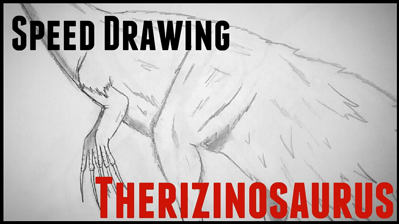 Therizinosaurus Speed Drawing Quikdraw Youtube