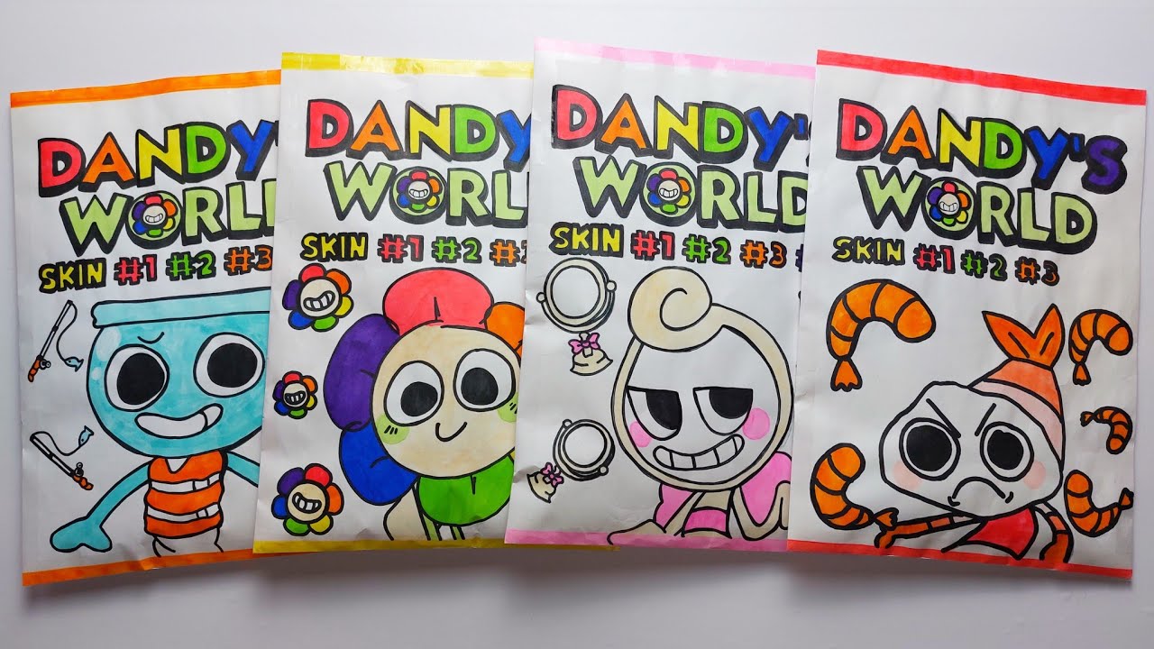 рџњј Dandy S World Blind Bags Unboxing Asmr Satisfying Paper Diy