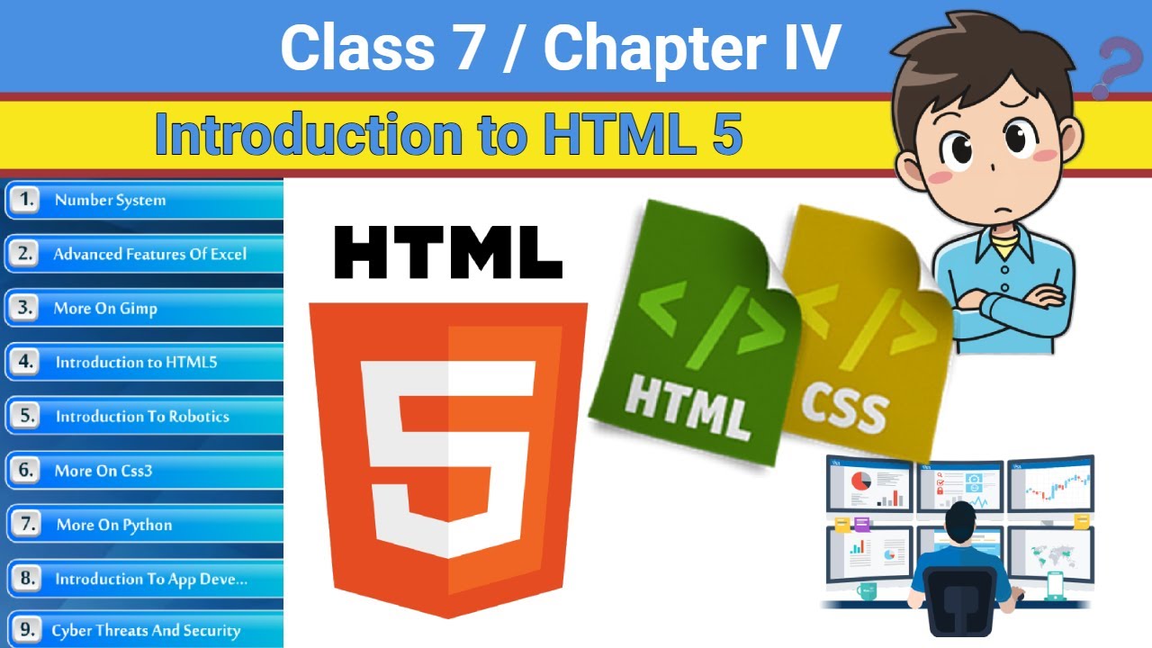 Class 7 Chapter 4 Introduction To Html 5 Cbse Based Introduction To