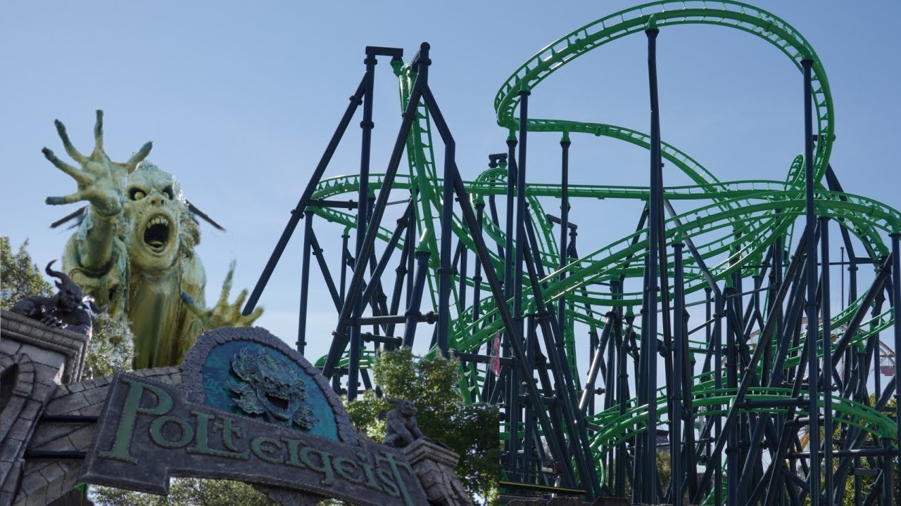 Poltergeist Coaster Up Close Six Flags Fiesta Texas Youtube