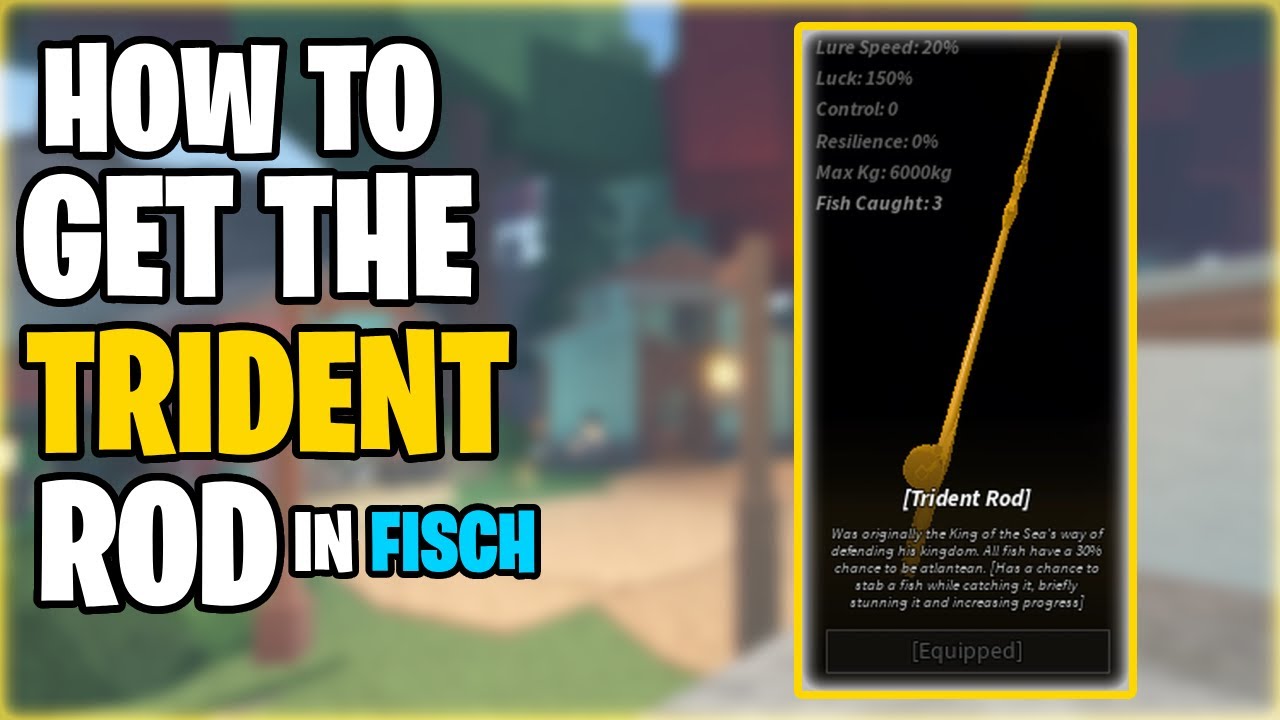 How To Get The Trident Rod In Fisch Roblox Youtube