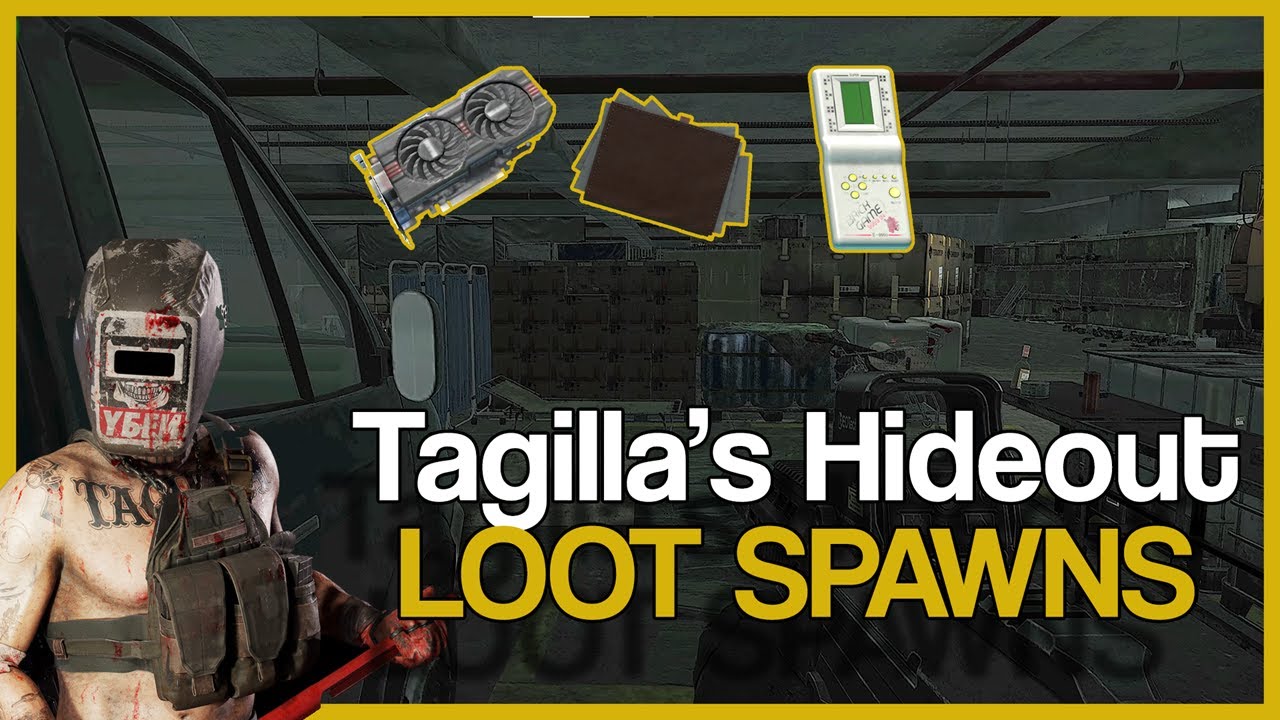 Loot Spawns In Tagilla S Hideout On Interchange Escape From Tarkov