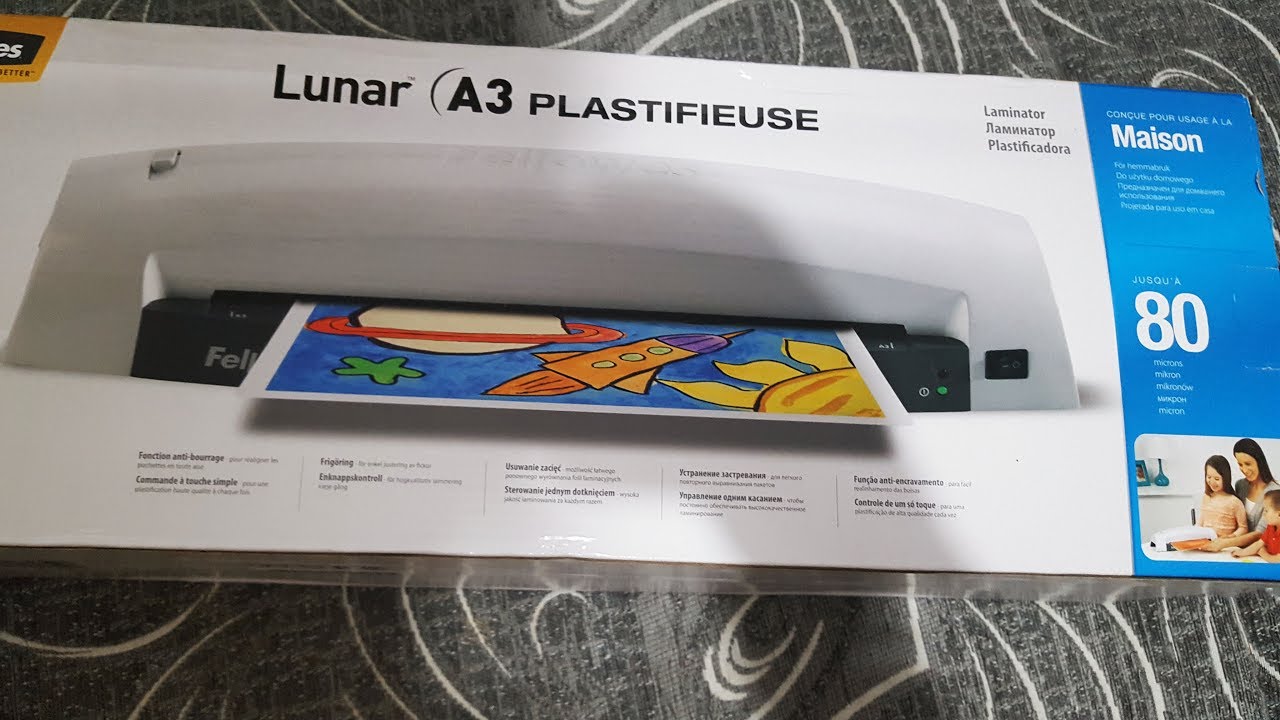 Fellowes Lunar A3 And A4 Personal Laminator Using And Testing Youtube