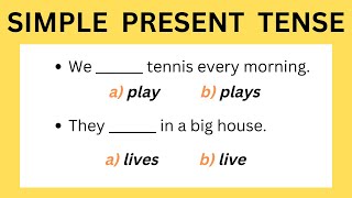Present Simple Tense Quiz 16 Can You Score 25 25 English Grammar