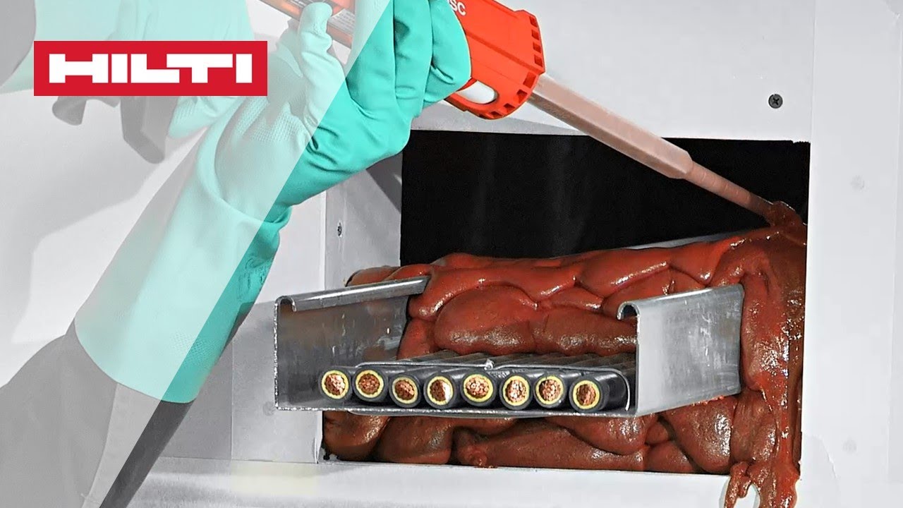 How To Apply Hilti Cp620 Firestop Foam Youtube