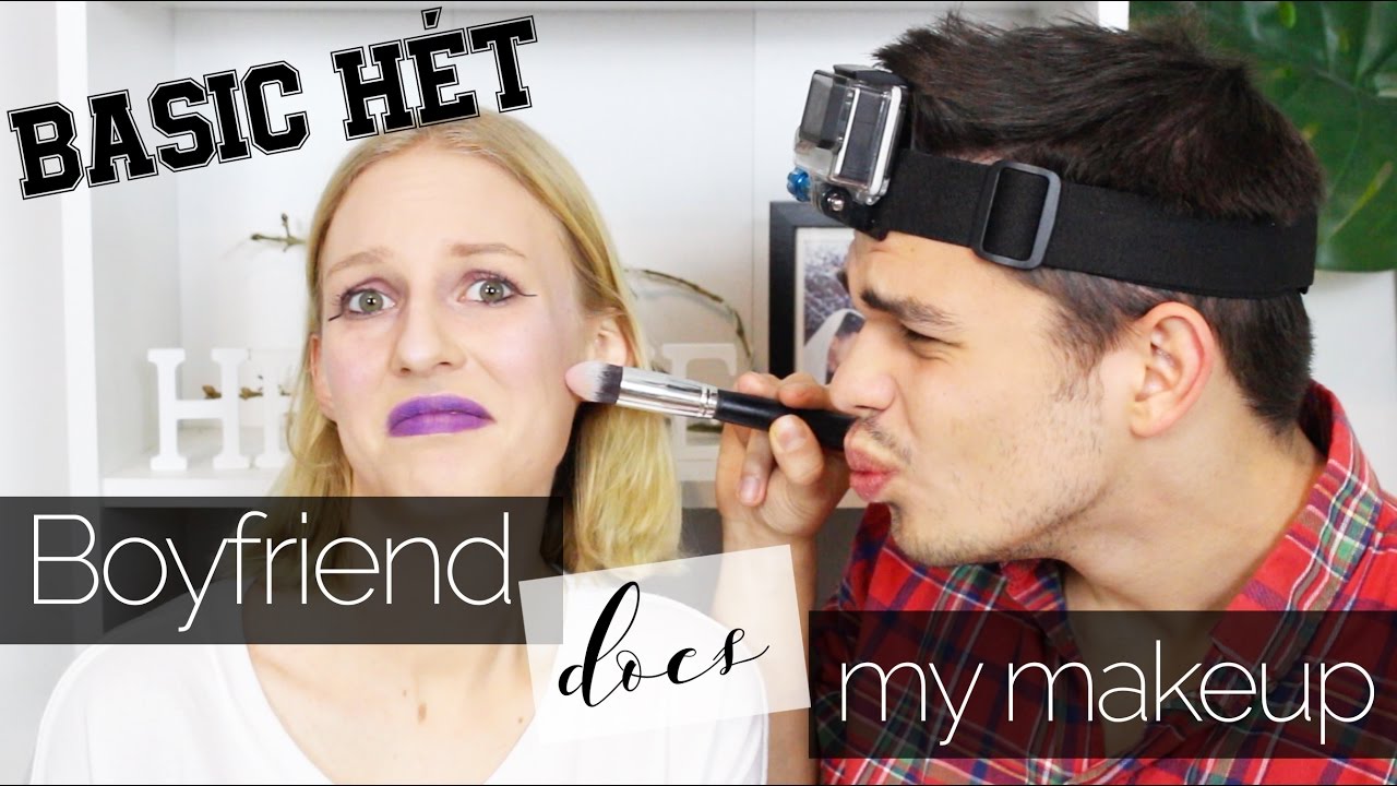 Boyfriend Does My Makeup Challenge 10 000 Feliratkozós Basic Hét