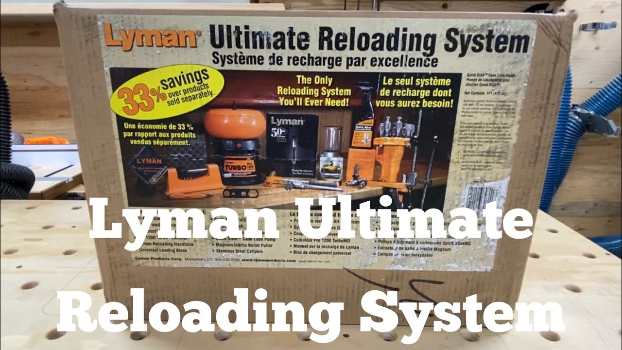 Lyman Ultimate Reloading System Unboxing Youtube