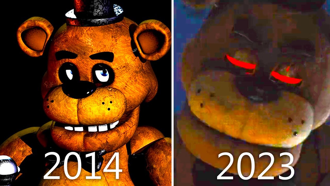 Fnaf Animatronic Comparison Movie Vs Games Fnaf Comparison Youtube