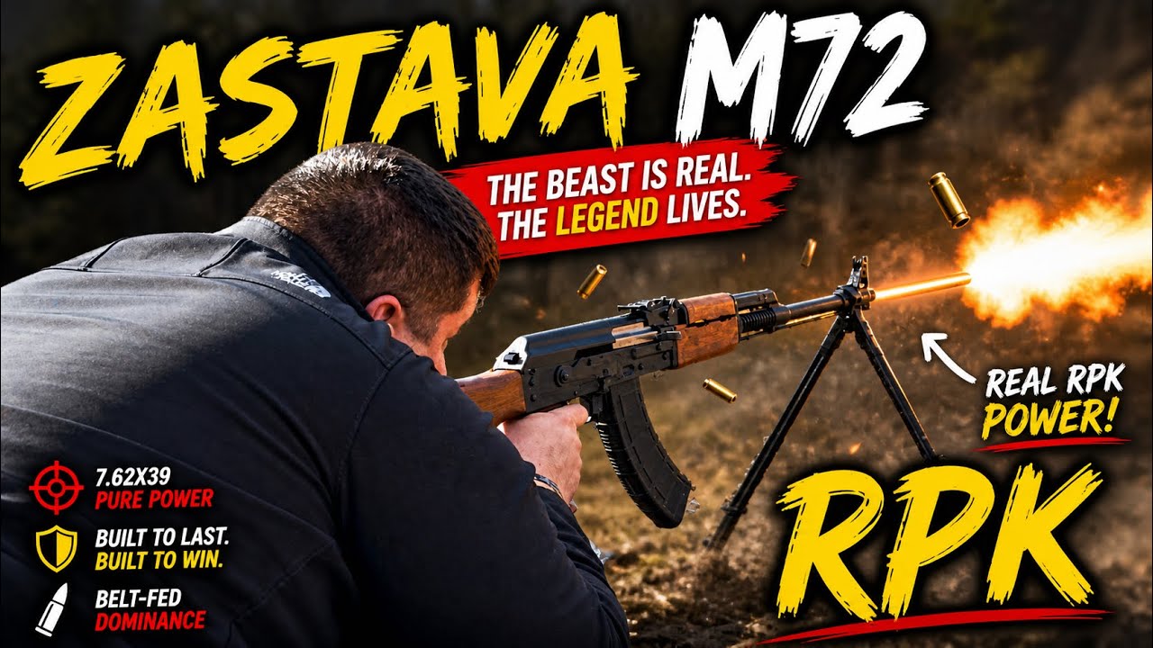 Zastava M72 Rpk Review Youtube