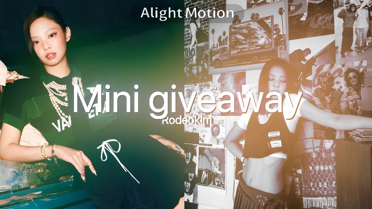 Mini Giveaway Alight Motion Youtube