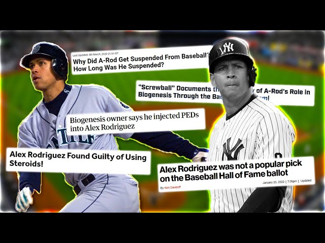 Alex Rodriguez Steroids Before After