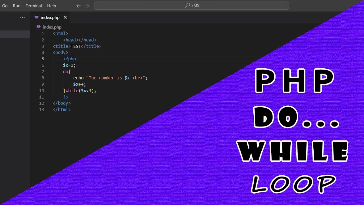 Php Do While Loop Youtube