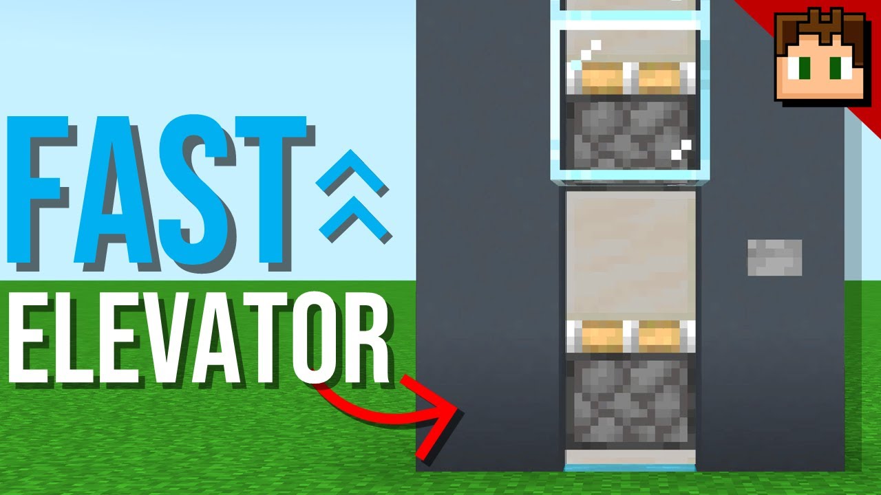 Minecraft Bedrock Easy Piston Elevator Tutorial 1 21 Youtube
