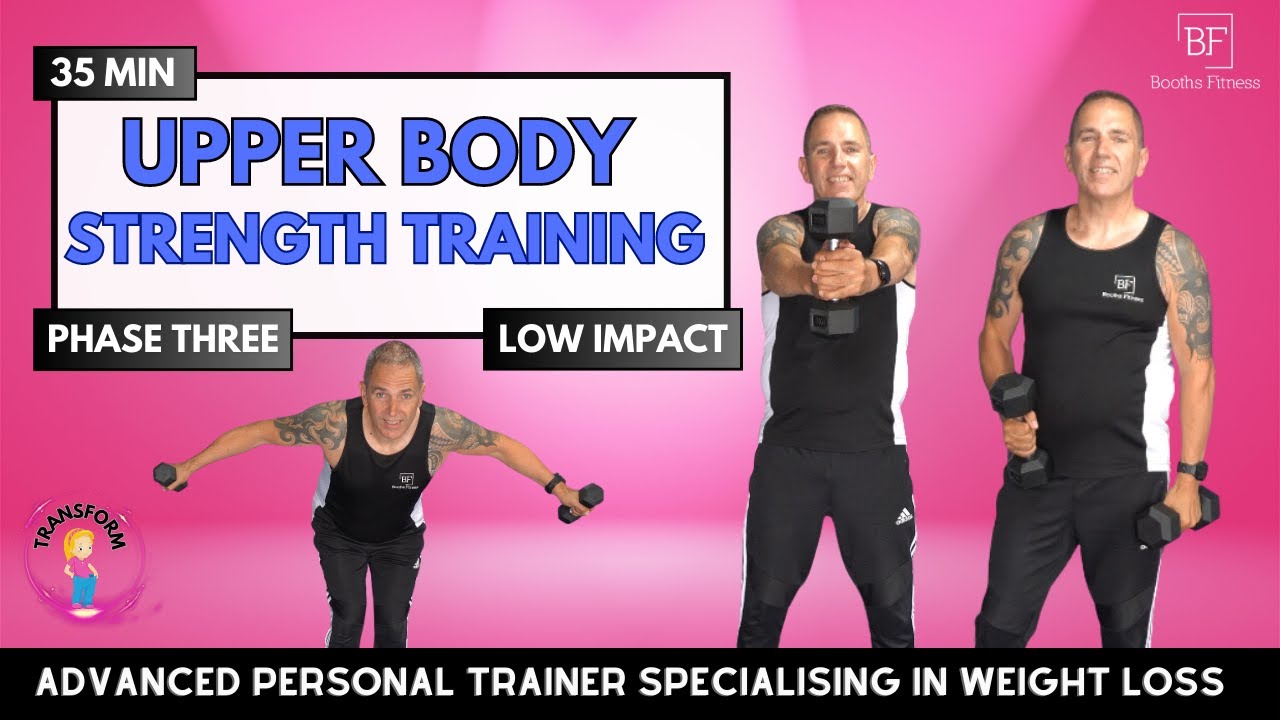 35 Minute Toning And Strength Upper Body Workout Beginner Upper Body