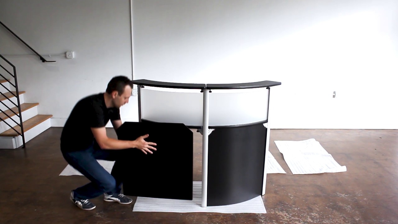 Exhibitline Reception Desk Instructional Video Youtube