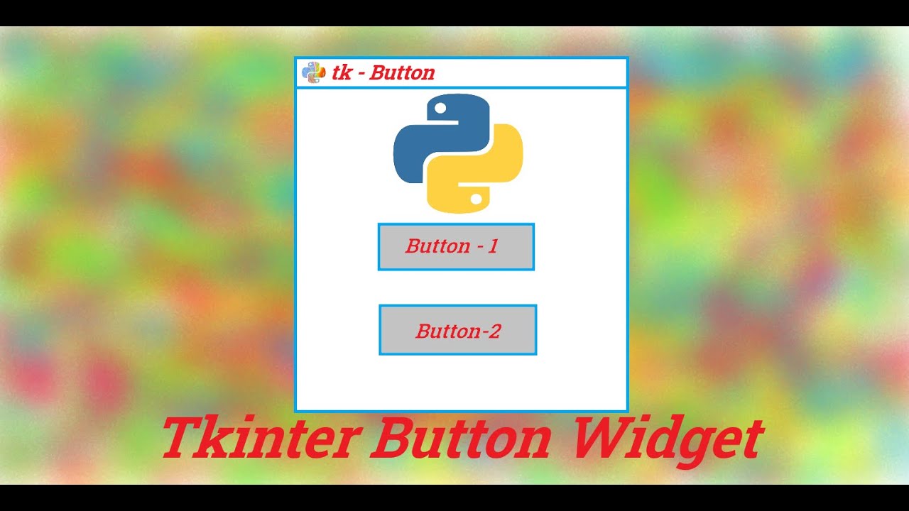 Button Widget And Its Attributes In Tkinter Python In Hindi Python