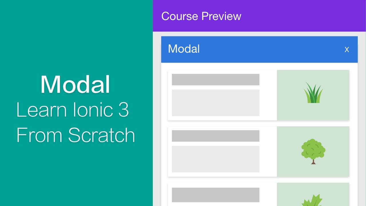 Ionic 3 Modal Implementation Youtube