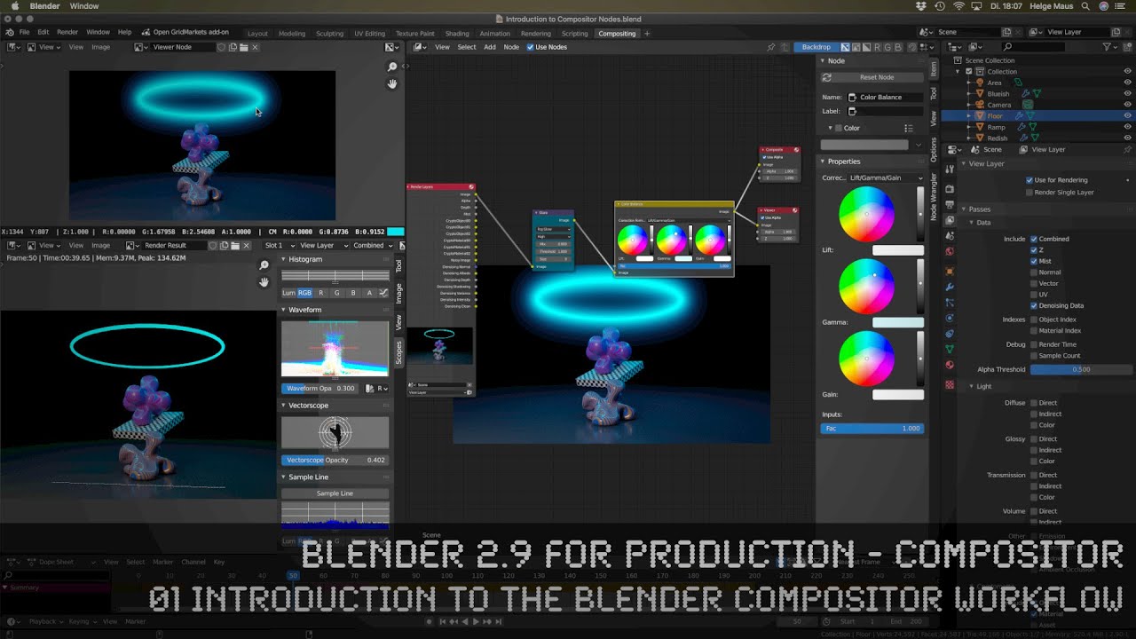 Blender 2 9 For Production 01 Introduction To The Compositor Workflow