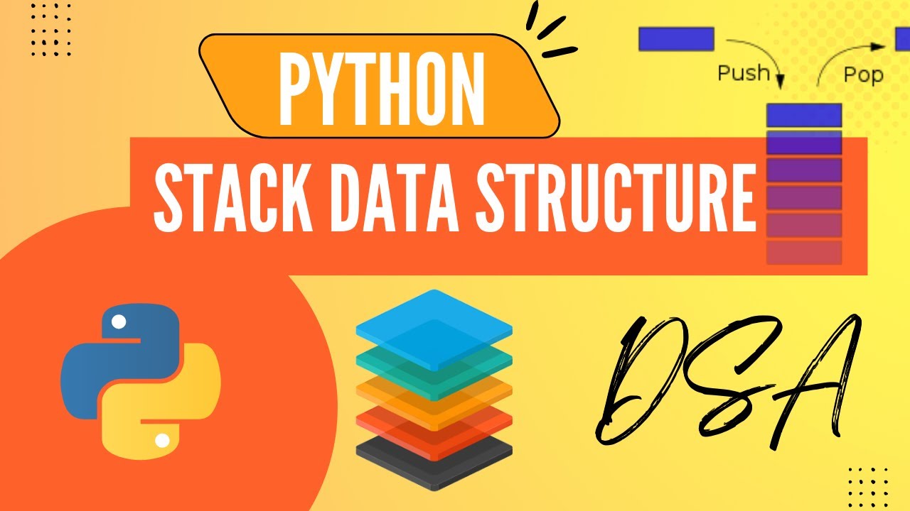 Stack Data Structure In Python Dsa Youtube