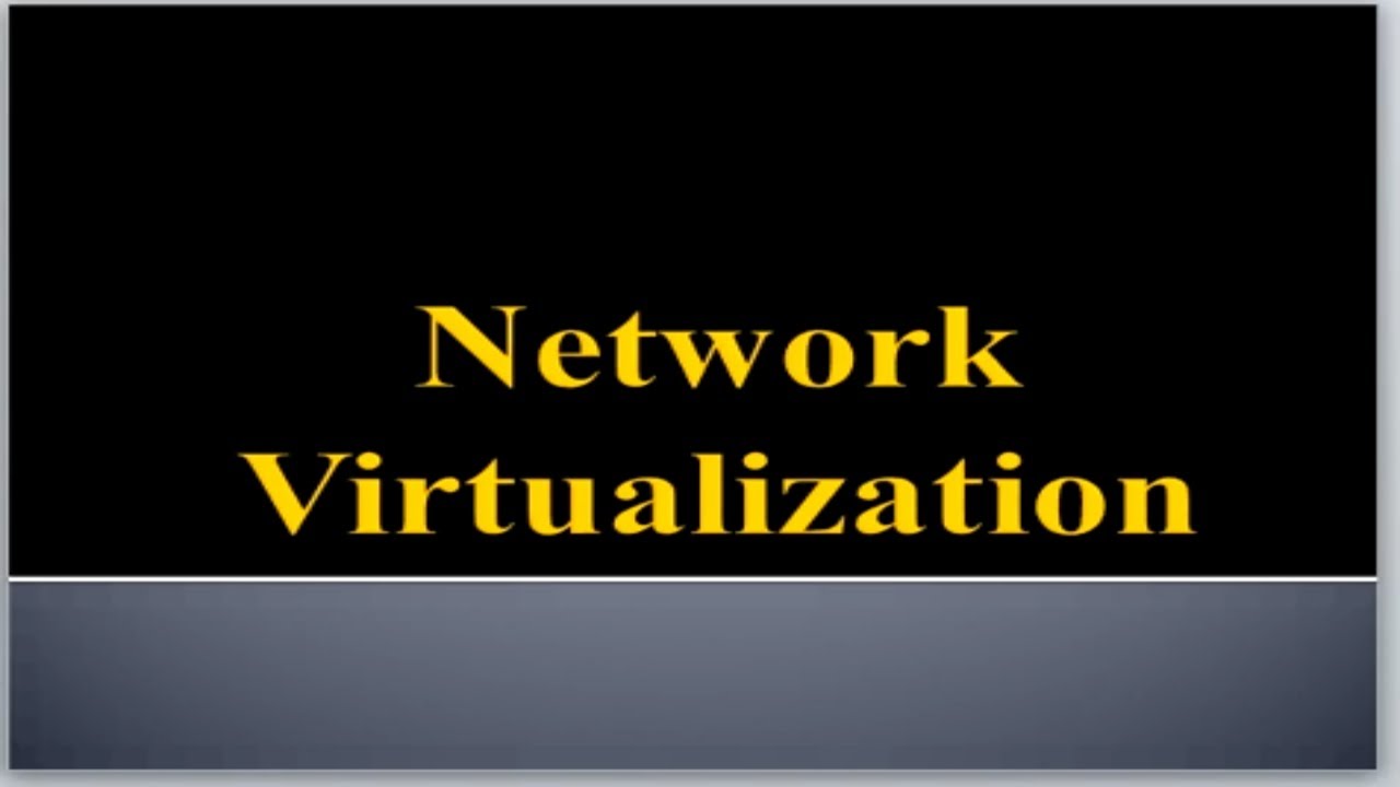 40 Network Virtualization In Hindi Version Youtube