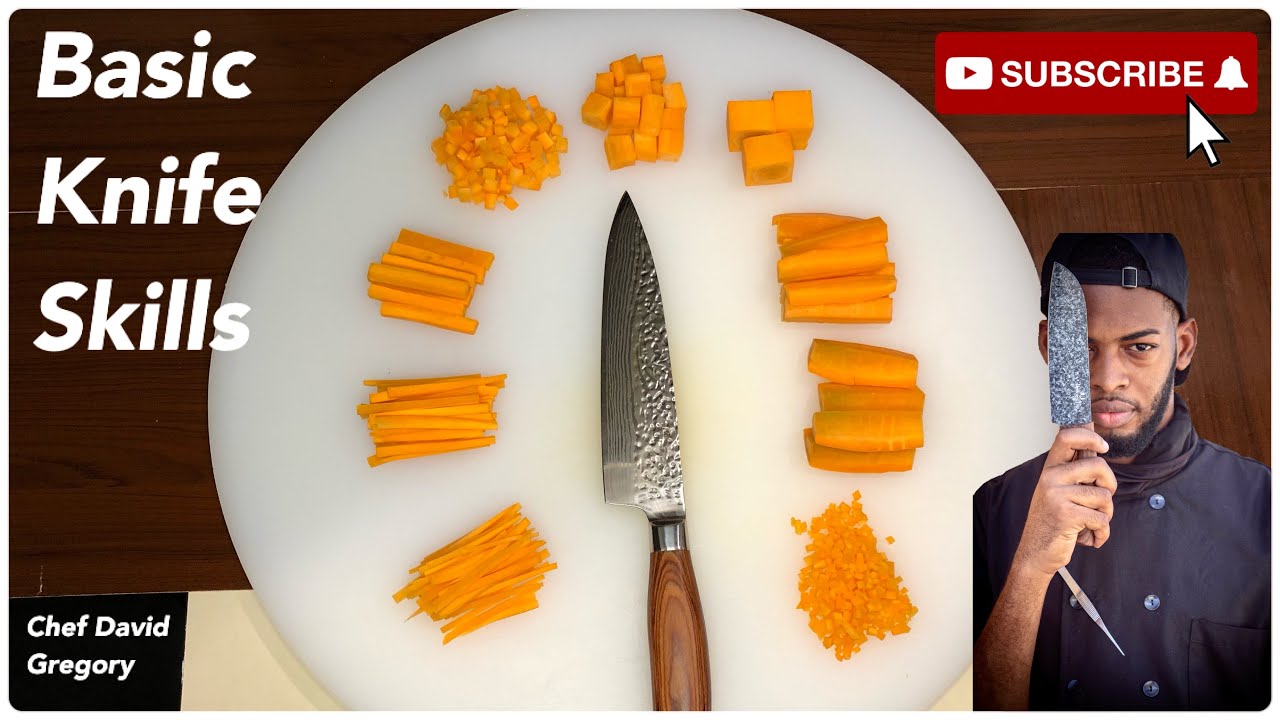 Basic Knife Skills Learning Different Cuts Julienne Batonnet