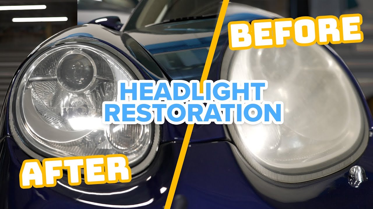How To Restore Your Headlight Lenses Using A Restoration Kit Youtube