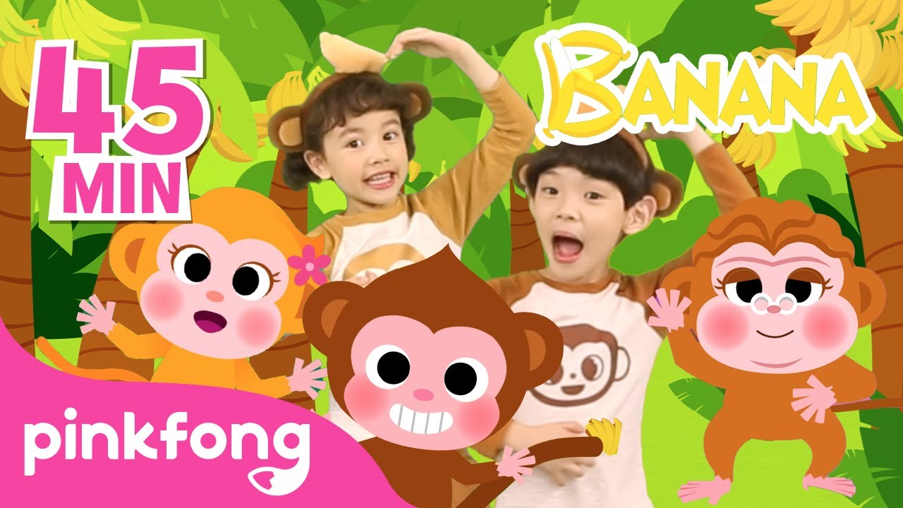 ёящйёянмmonkey Banana Dance And More Kids Rhymes Songs Dance