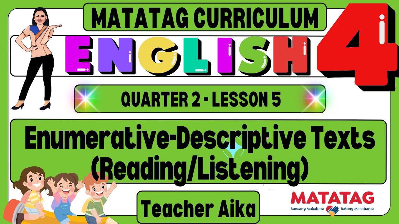 Matatag Curriculum Grade 7 English Quarter 4 Week 4