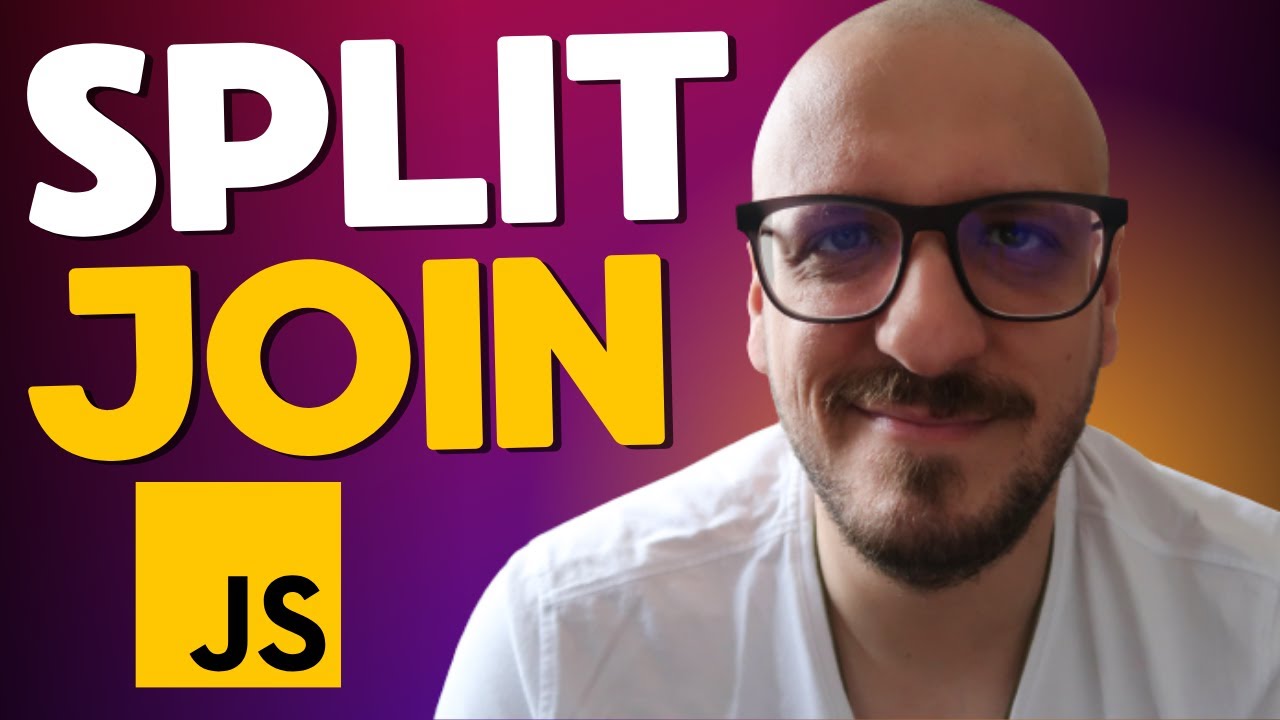 Como Usar O Split E Join No Javascript Youtube
