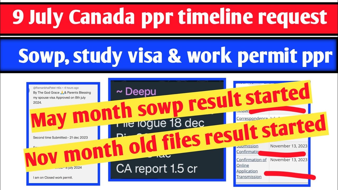 9 July Canada Ppr Timeline Today S Ppr Request Timeline Canada