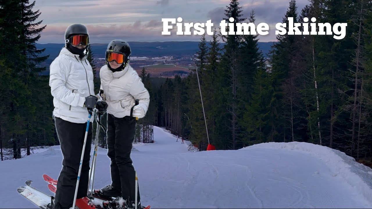 Skiing For The First Time Vlog Youtube