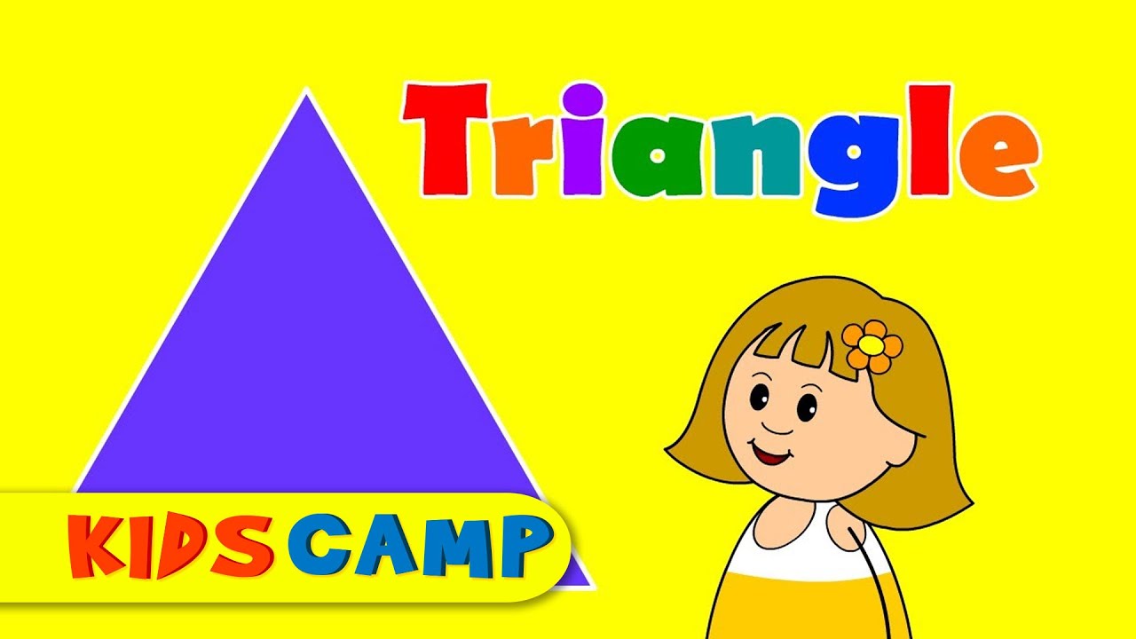 Triangles Teach Learn Shapes For Kids Youtube