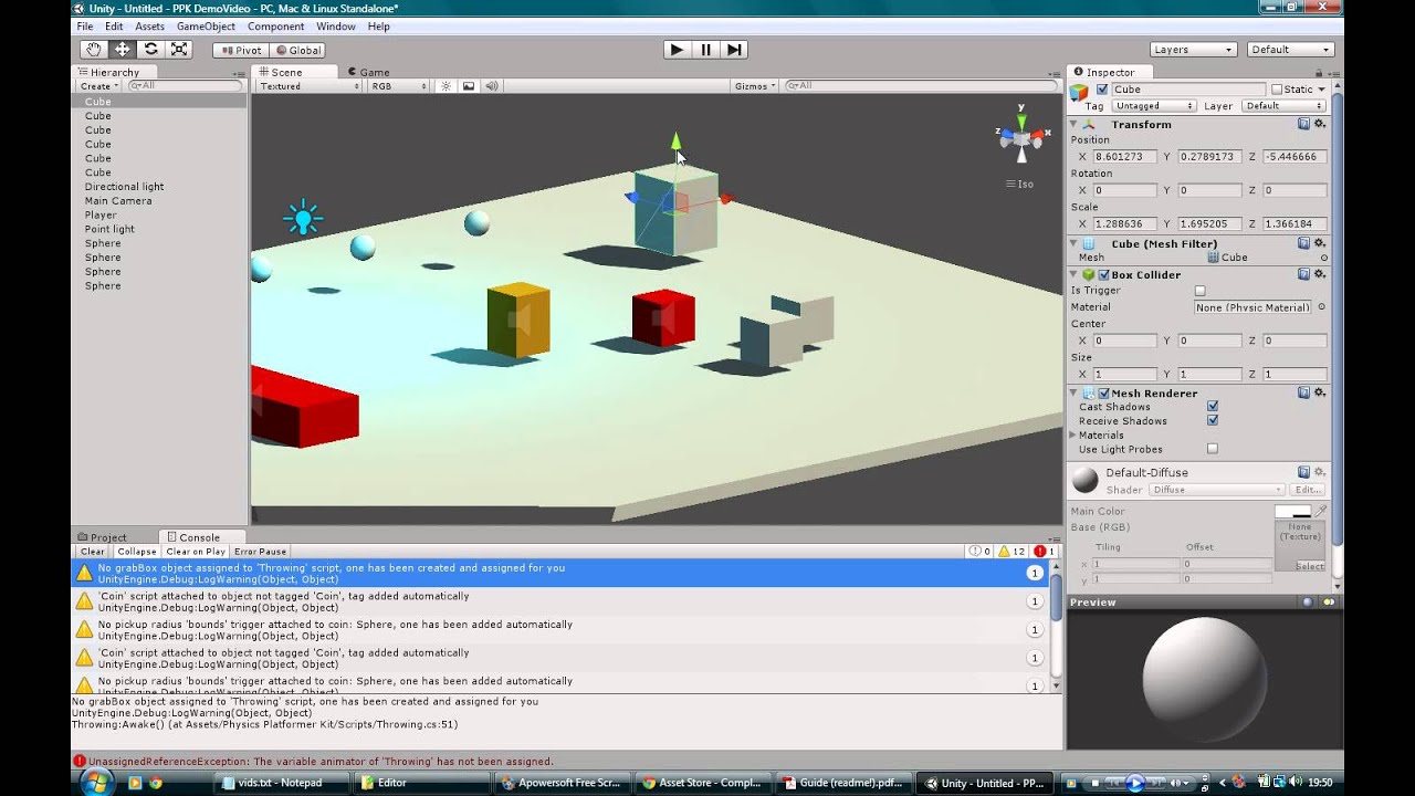 Unity 3d Platformer Physics Interaction And Enemies Physics