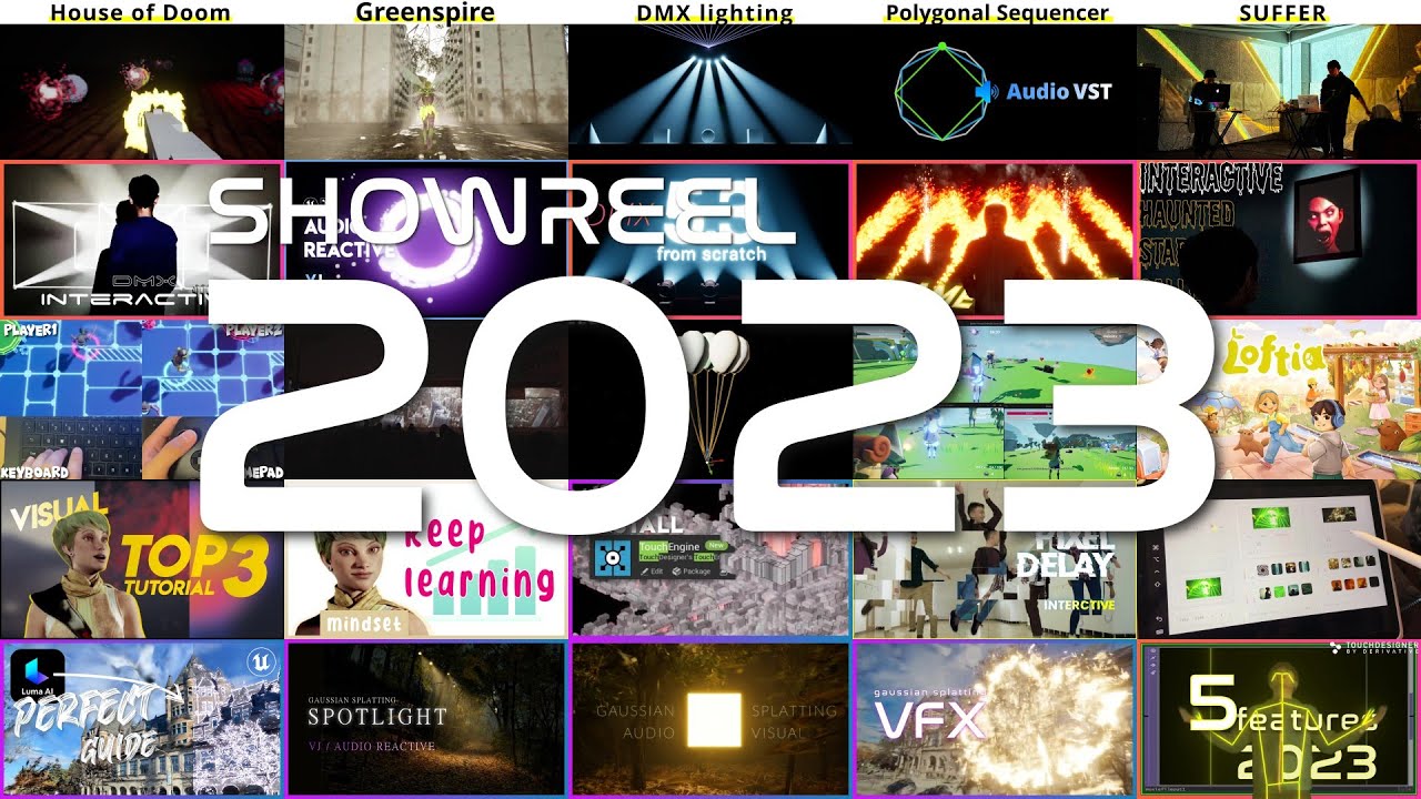 Showreel 2023 Youtube