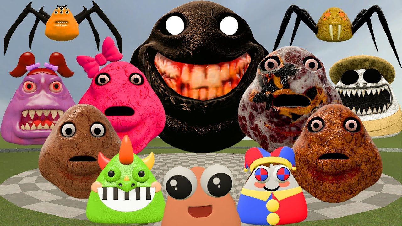 рџњђspartan Kicking Pou Bou Family From Bou S Revenge Of Pou And Scary