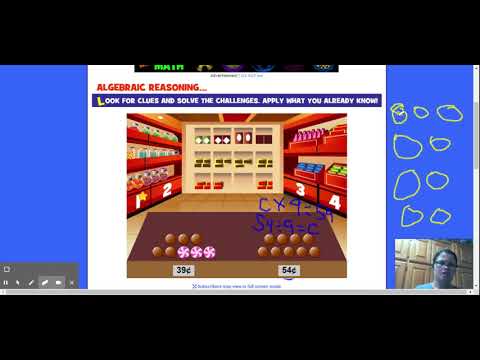 Algebraic Reasoning Math Playground Youtube