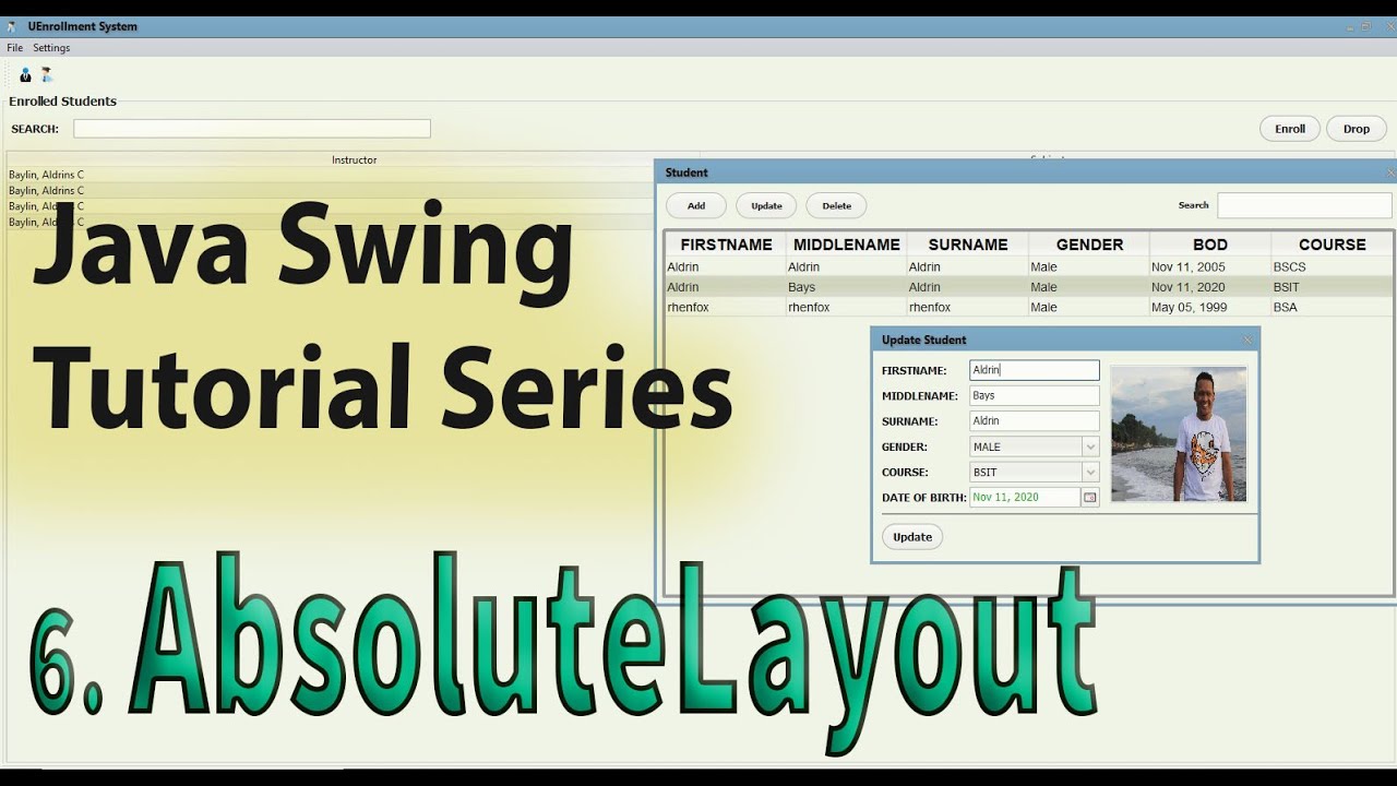 Java Swing Tutorial 6 Absolutelayout Tagalog Youtube